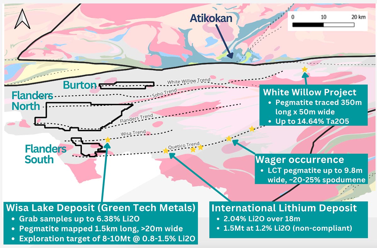 Flanders District | Libra Lithium Corp.